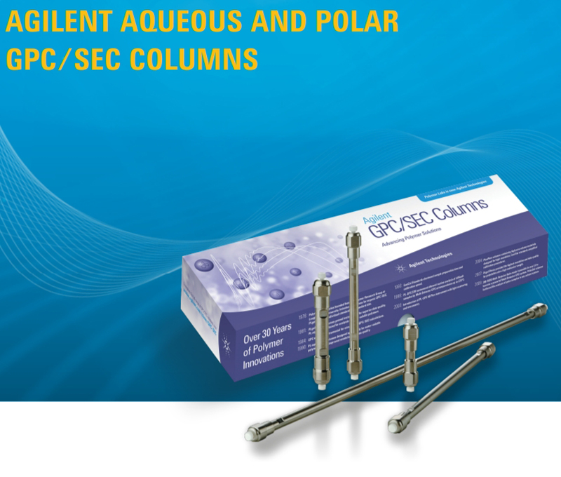 LC-kolonner GPC-SEC Agilent Vattenbaserad SEC